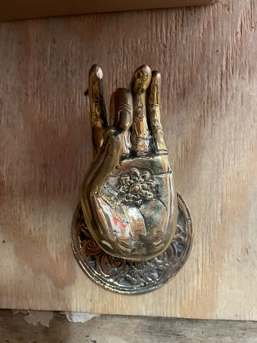 Decorative Buddha Shuni Mudra hand – Ubud Glass